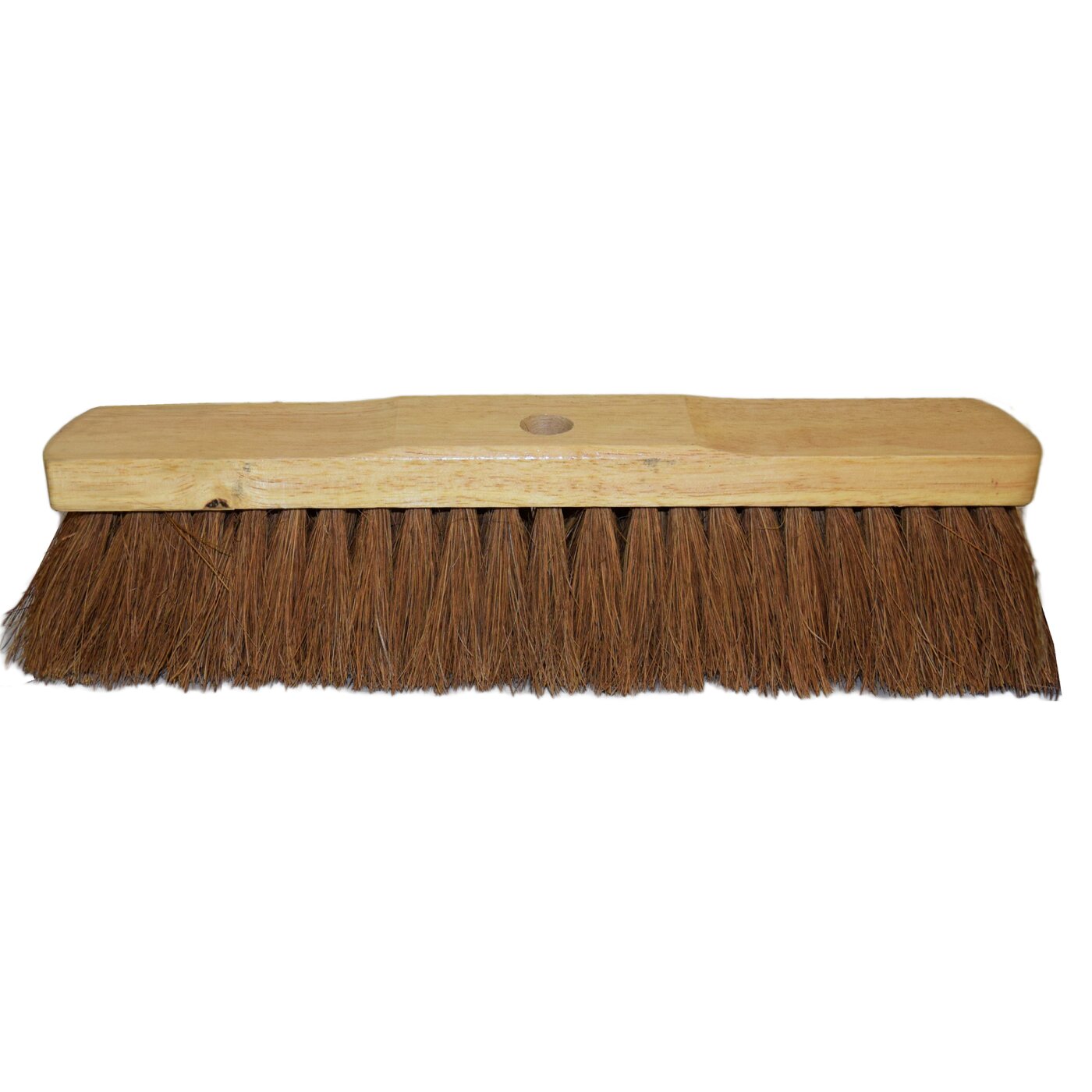 3501 - SWEEPING BROOM 40CM NATURAL COCO FILL EXTRA - VARNISHED SADD